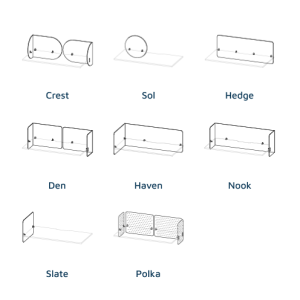 Autex Vicinity Desk Screens – BoardTech